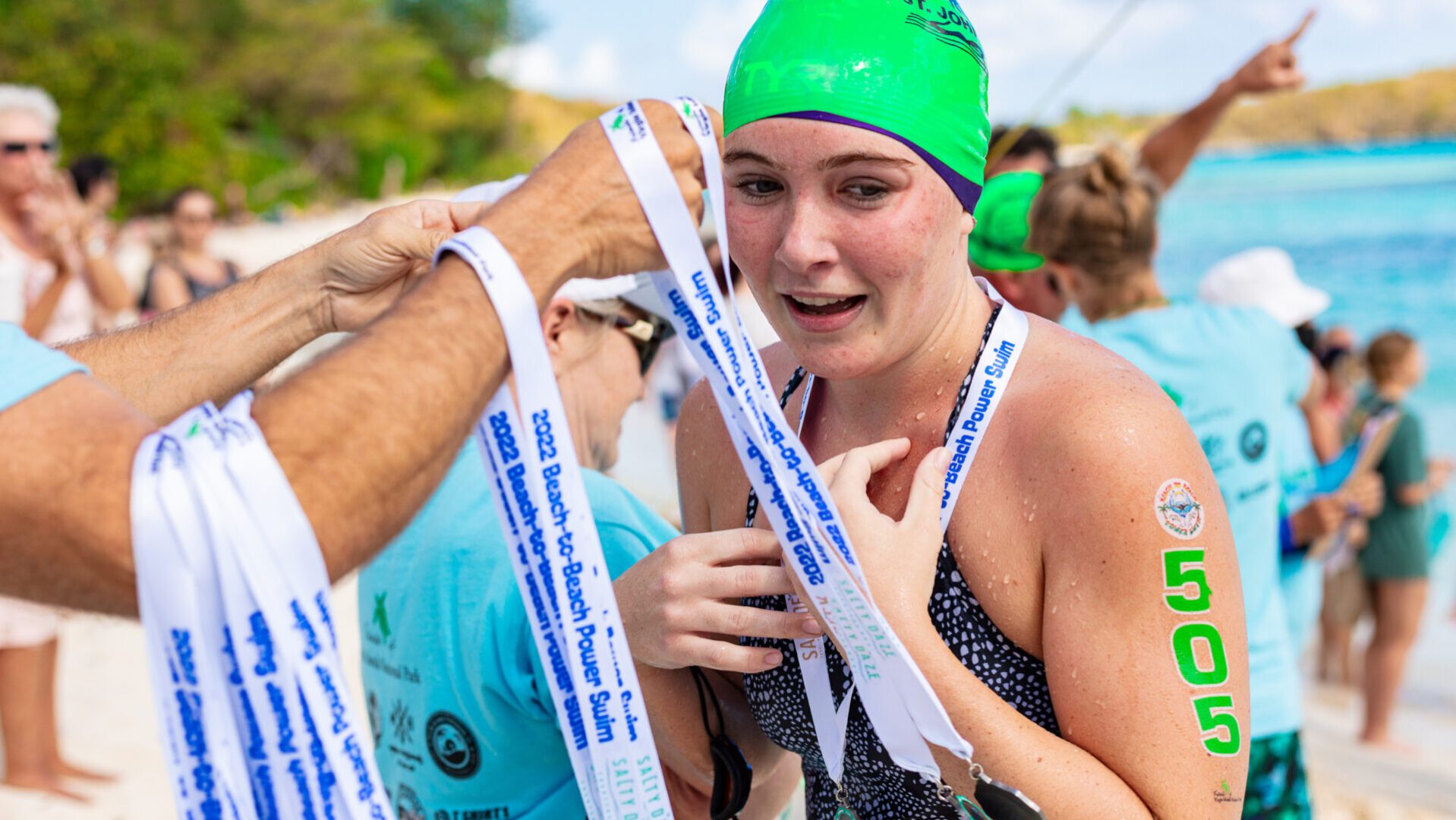 Friends Celebrates 20 Years Of The Annual Beach-to-Beach Power Swim On ...