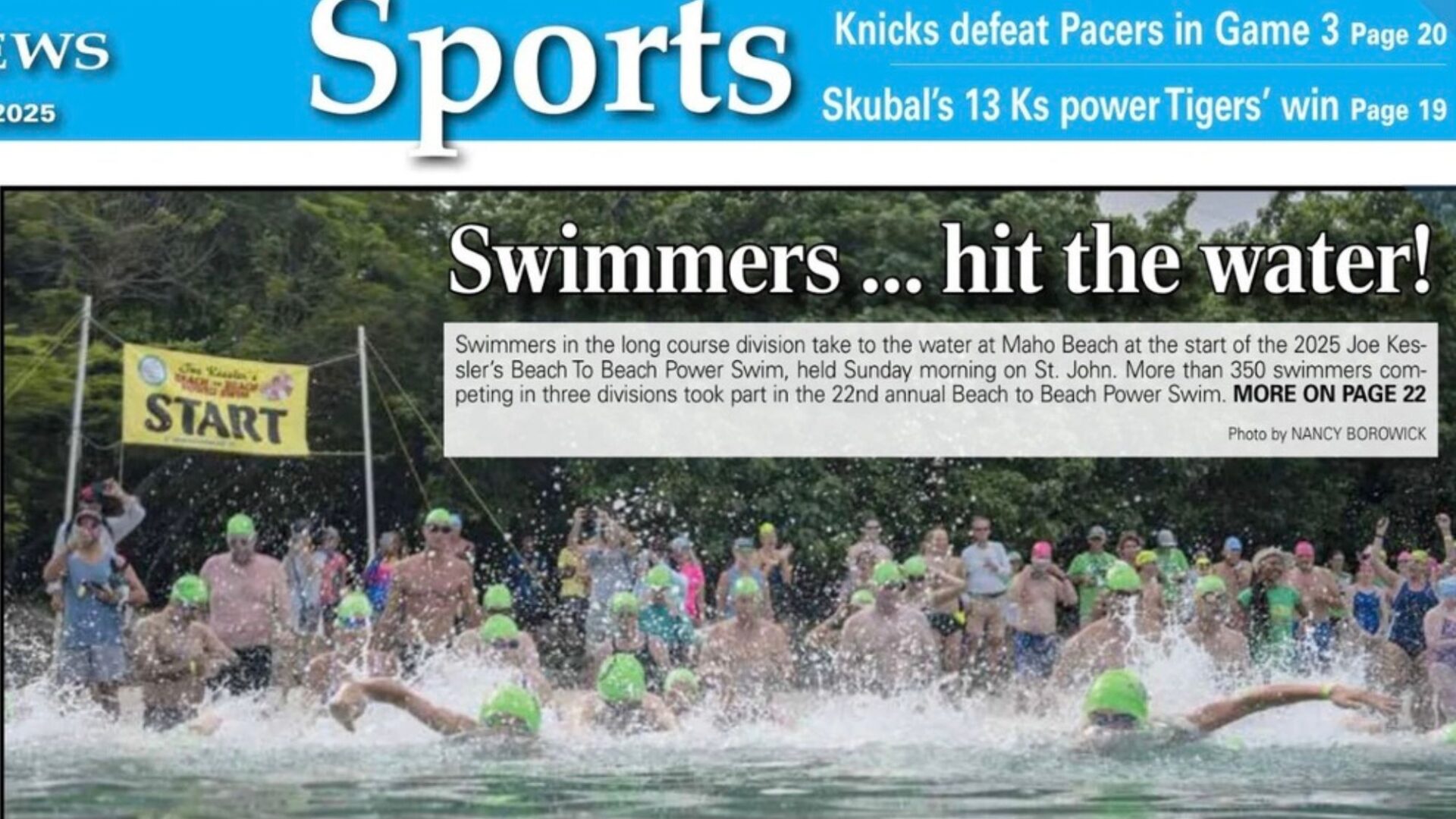 Youth leads the way to titles in 2025 Beach To Beach Power Swim on St ...